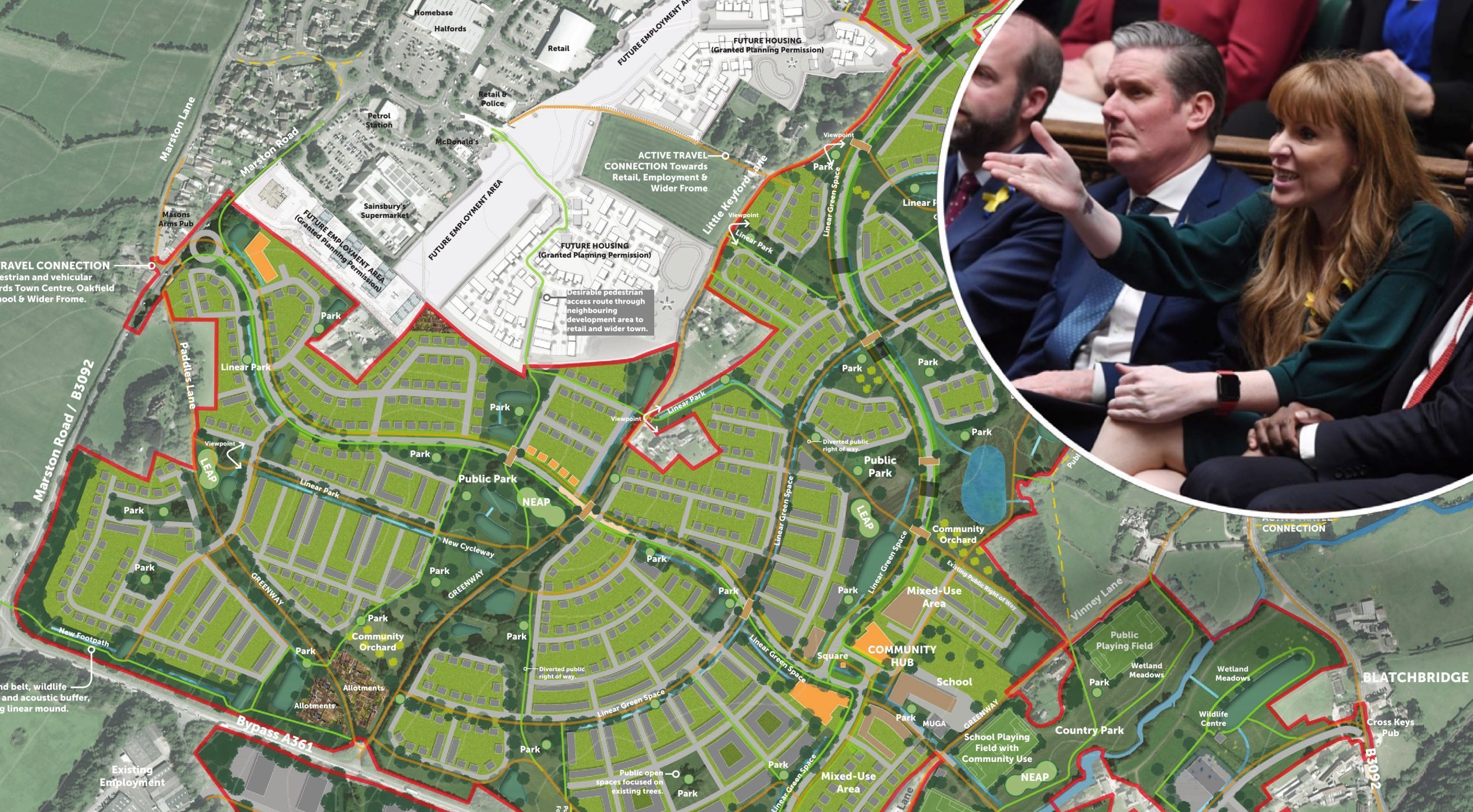 Final decision on huge 1,700 housing plan for Frome to be decided by government | The Somerset ...