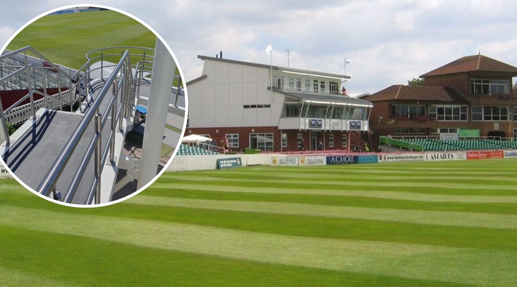 New 3.5-tonne staircase will bring Somerset cricketers to the pitch in style! | The Somerset ...