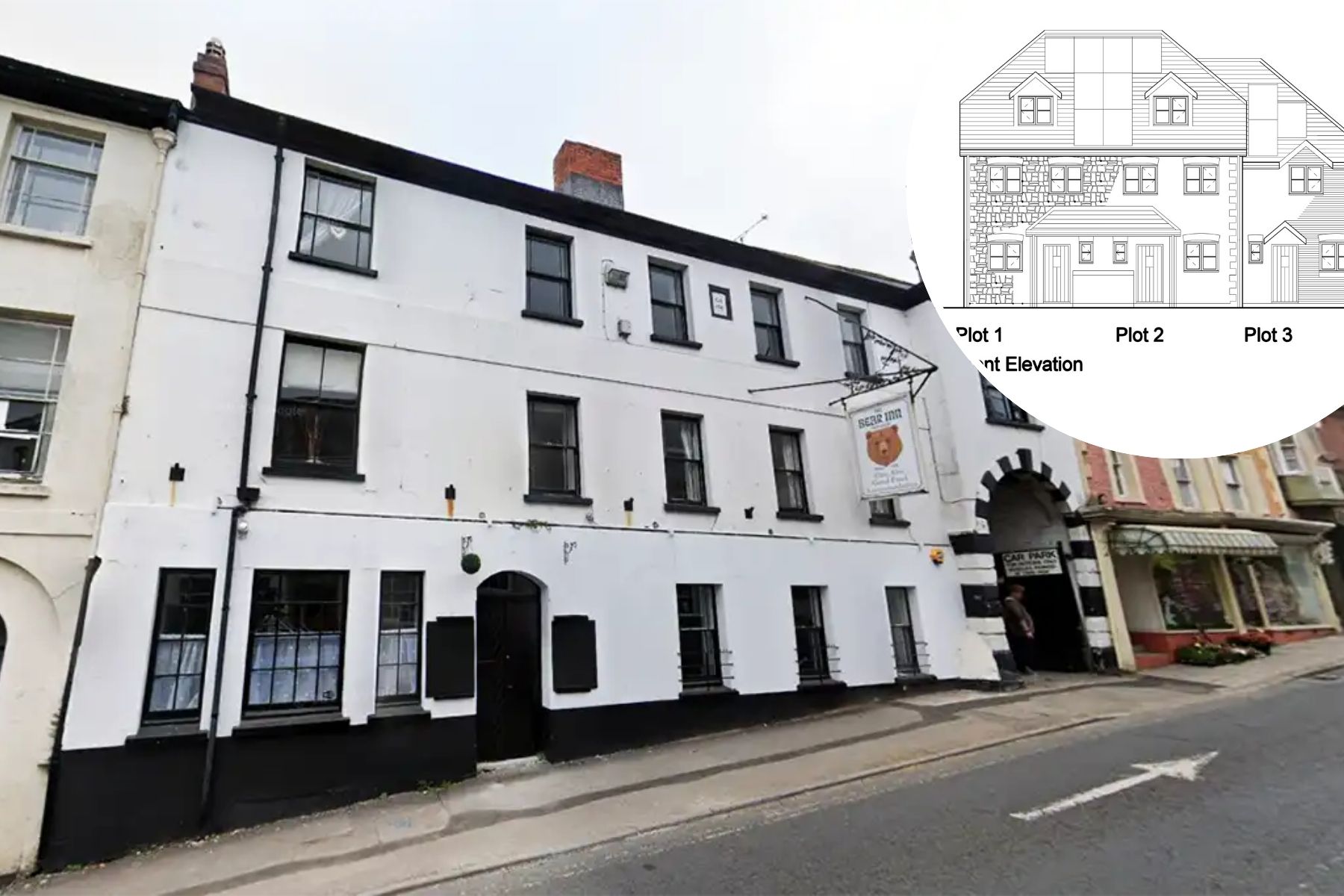 Plan for three homes in yard of landmark Somerset pub | The Somerset Leveller | In Print & Online